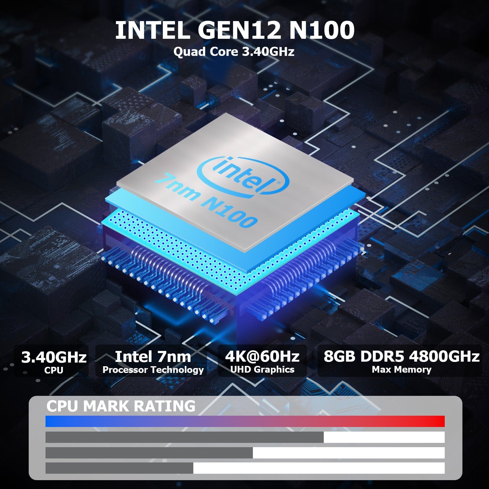 AWOW Mini PC AK10 - Intel N100