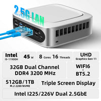 AWOW Mini PC MGi9 - Intel Core i9-11900H