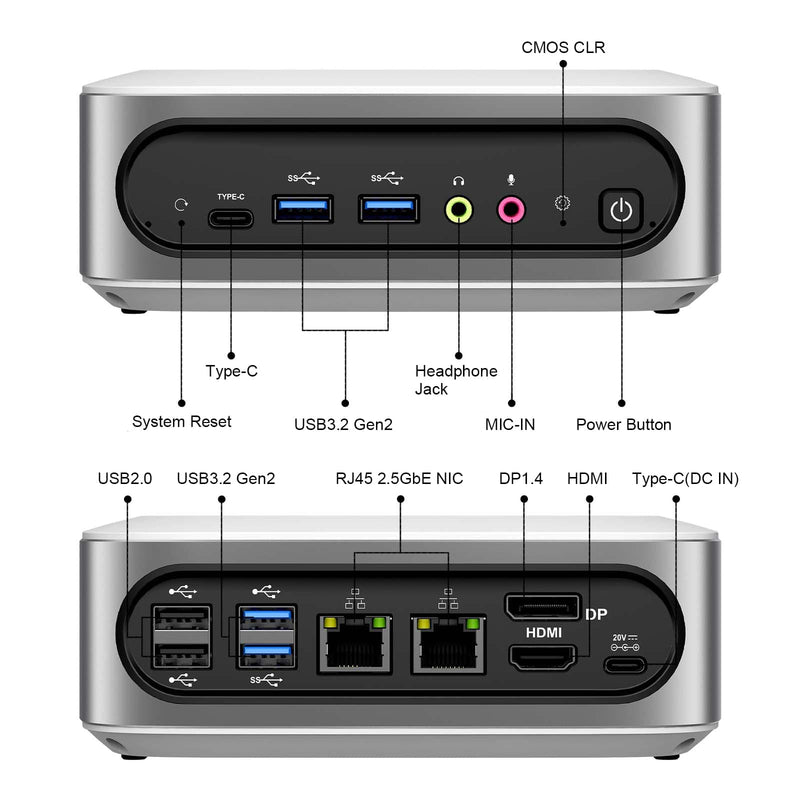 AWOW Mini PC MGi9 - Intel Core i9-11900H